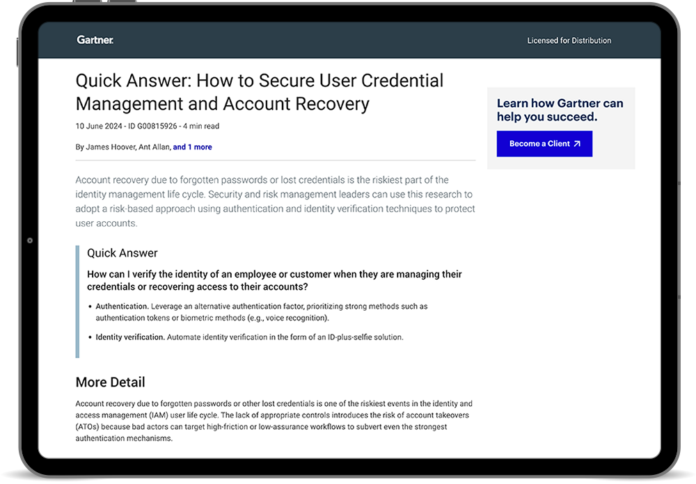 How to Secure User Credential Management and Account Recovery