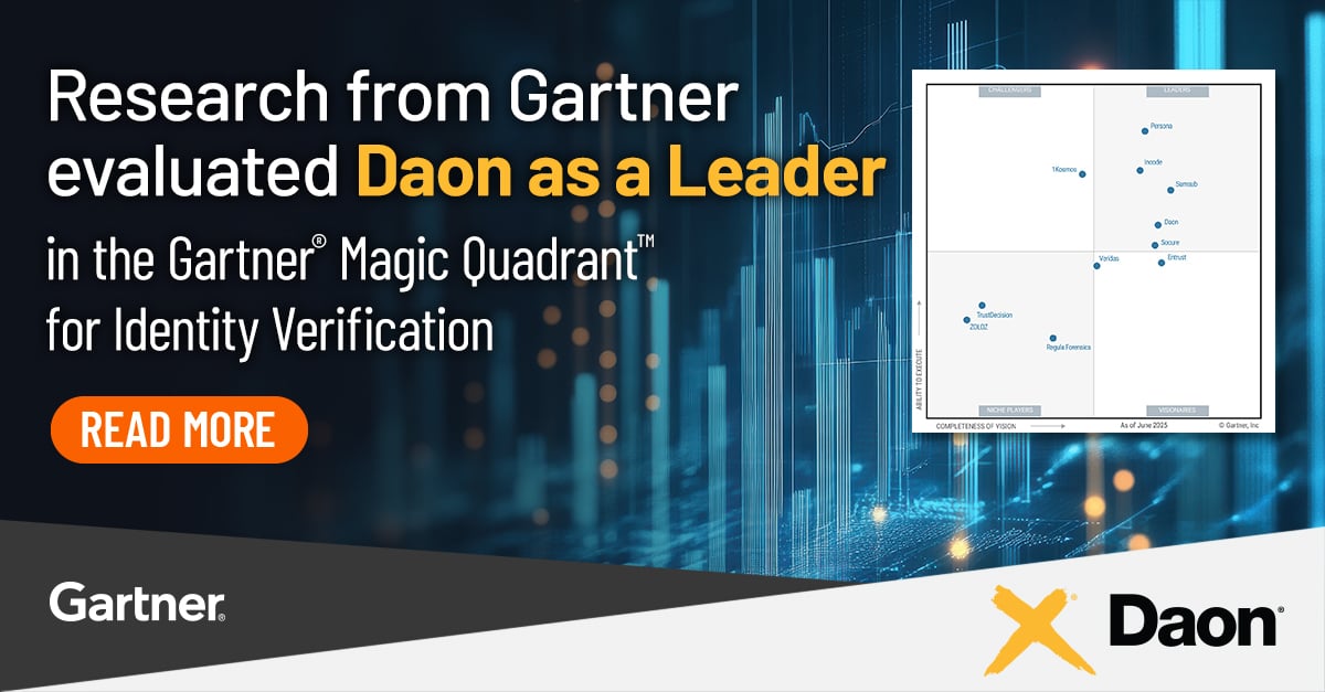 Gartner Magic Quadrant for Identity Verification 2025